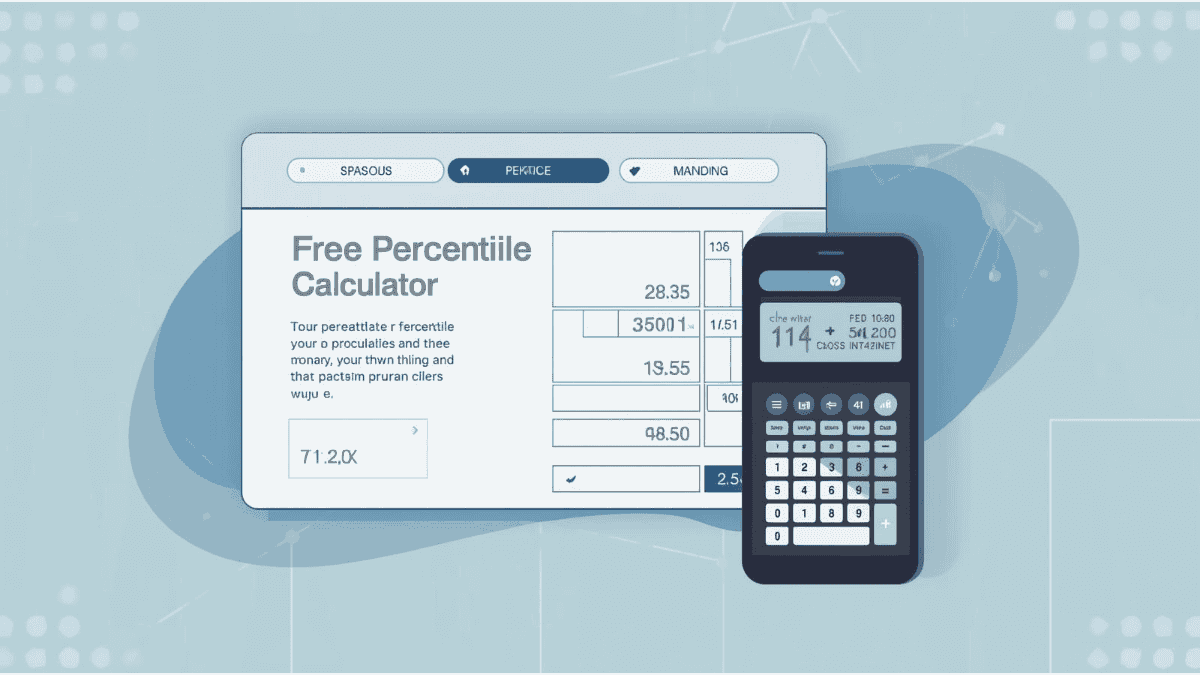 Free Percentile Calculator 2025 | Accurate Percentile Finder